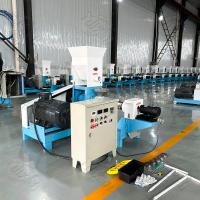 China Fully Automatic Dog Pellet Food Processing Line PLC Controlled Extruder Making Machine for Fish for sale
