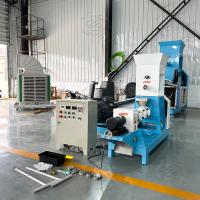 China Fully Automatic Dog Pellet Food Processing Line PLC Controlled Extruder Making Machine for Fish for sale