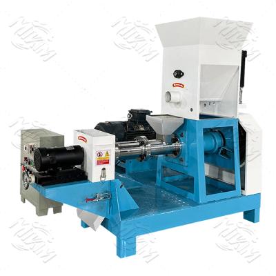 China Low Price 120-150kg/h Single-Screw fish feed pellet maker  Animal Dog Pet Food Pellet Floating Fish Feed Extruder machine for sale