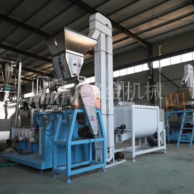 China 20 Years of Experience Twin Screw Sinking Fish Feed Extruder Automatic Pet Food Production Line Dog Food Making Machine With CE Certification for sale