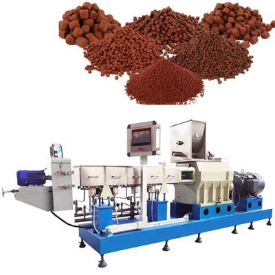 Cina Acciaio inossidabile automatico pieno di 150KW Cat Pet Feed Production Line 25*2.5*3.5m in vendita