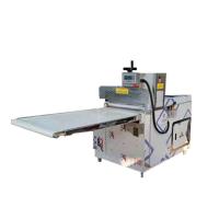 China Multifunction Automatic Frozen Meat Slicing Machine PLC 380V Beef Chopping for sale