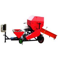 China PLC Control Silage Packing Machine Square Bale 550*520mm high density for sale