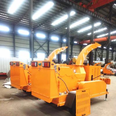 China CE certification diesel engine industrial wood shredder chipper for sale