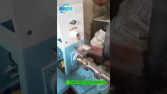 MIKIM 350kg/h dry-type floating fish feed pellet extruder machine feedback form Cameroon Customer