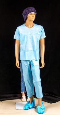 China Disposable Surgical Gown Medical nonwoven patient gown for sale