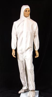 China Disposable security gown protective gown coveralls for sale