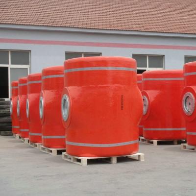 China Cylindrical Anchor Floater Offshore Floating PE PVC EVA Mooring Buoys for sale