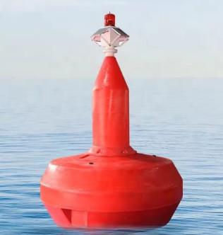 China Factory Customized Plastic Marine Navigation Buoys Sea Marker Buoy with Solar Light for Ocean for sale