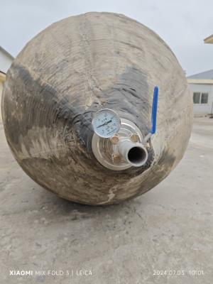 China Lançamento de embarcações Material de borracha inflável marinho Cor preta Airbag de elevação de navios for sale