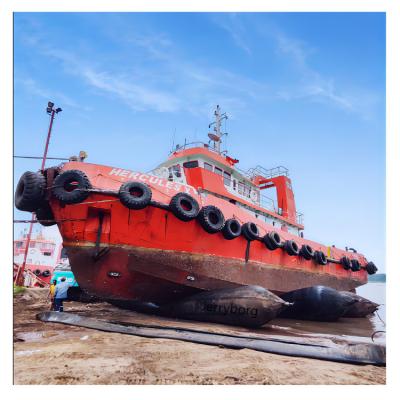 China Ship Launching Airbag Lifting Airbag Marine Floating Dock Inflatable Pontoons for sale