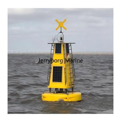 China Lightweight Material of LLDPE Buoy With Solar Light for Easy Installation in Lakes for sale