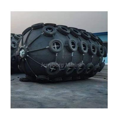 China JRB Yokohama-Gummi-Fender mit Reifenkettennetz - ISO9001-zertifiziert zu verkaufen