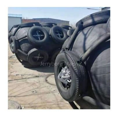 China JRB Yokohama Type Marine Fender with Tyre Chain Net Floating Rubber Fender/Defense/Bumper for sale