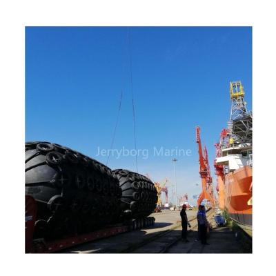 Cina Jrb Yokohama Tipo Difesa pneumatica con la catena di pneumatici Fender barca rete in vendita