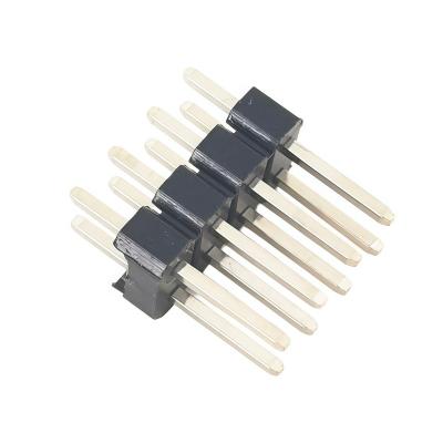 China 2.0mm Pitch Dual Row Pin Header, Single Insulator, 2.0mm Height for sale