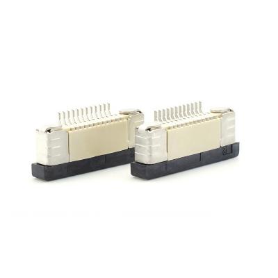 China 0.5mm Pitch 2.0mm Height Full Housing ZIF Type FPC Connector (Top / Bottom Contact) for sale