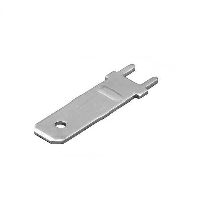 China Long Type 250 (6.35×0.8mm) PCB Male Tab Terminal, Extended Through-Hole Soldering Style for sale