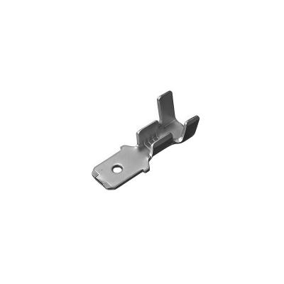 China 250 (6.35×0.8mm) Straight Crimp Male Tab Terminal for Wire Crimping, 20–16 AWG for sale