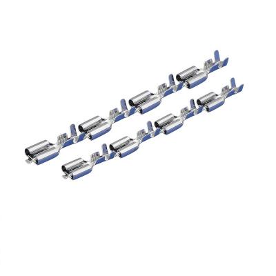 China 250 (6.35×0.8mm) Female Receptacle Terminal, Window-Type, Crimp Style, 20–16 AWG, Tape & Reel Packaging for sale