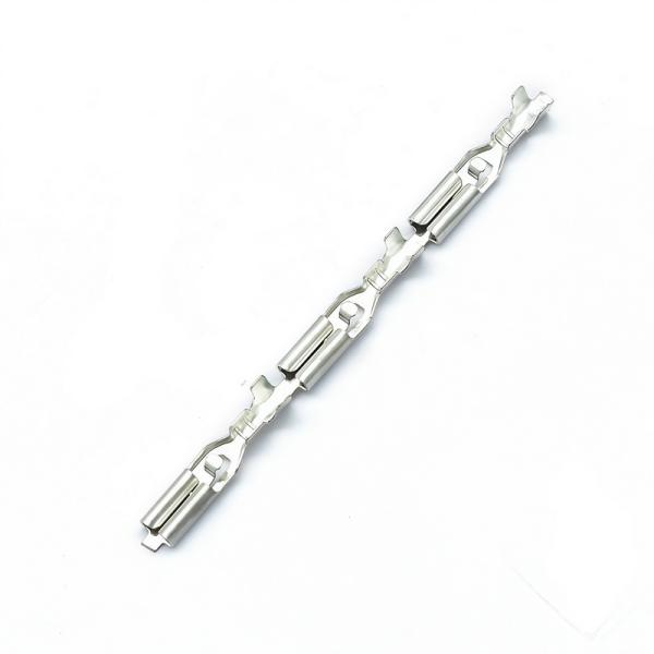 Quality 110 Straight Mold Locked Female Socket Terminal 2.8×0.5mm Crimp Type 18-20AWG for sale