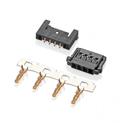 China 1.5mm Pitch Ultra-Thin Right-Angle SMT Wire-to-Board Connector | Side Lock | Low Profile 2.0mm | Drop-in Replacement for Molex 504050 Series for sale