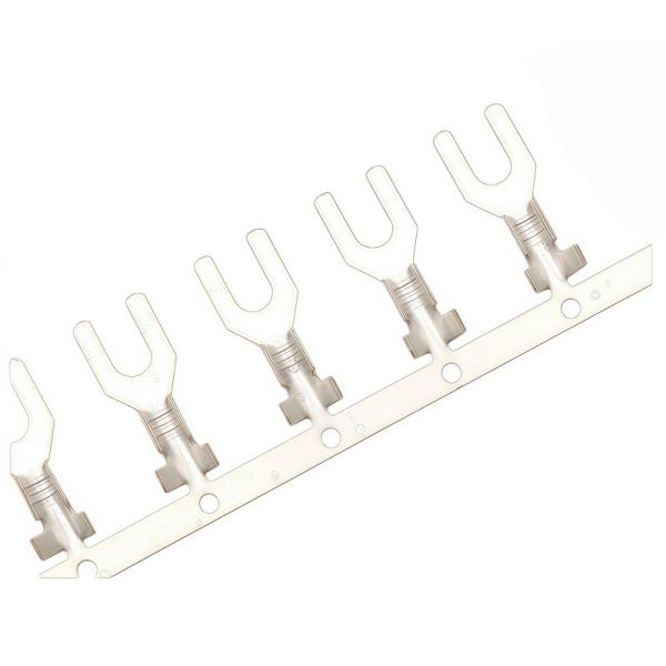 Quality 3.2mm Non-Insulated Y Type Fork Terminal (Brass, 0.3mm Thickness) for sale