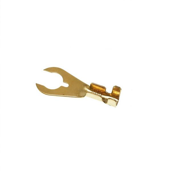 Quality 8.2mm Inner Diameter U Type Y Fork Terminal, Brass Raw Material, 0.5mm Material for sale
