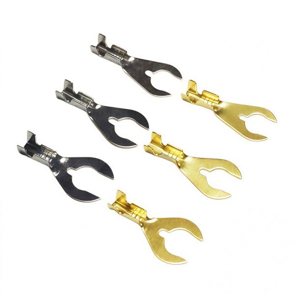Quality 8.2mm Inner Diameter U Type Y Fork Terminal, Brass Raw Material, 0.5mm Material Thickness for sale