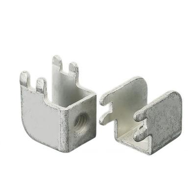 China Square M5 Thread Side Mount SMT Terminal, Brass & Red Copper PCB Weld Nut Post for sale