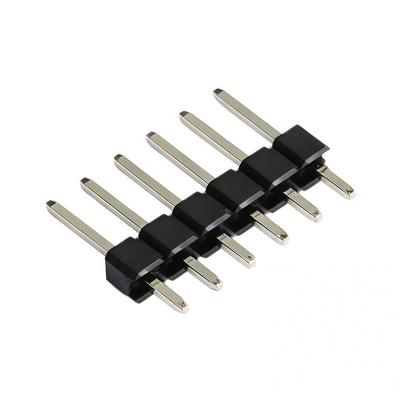 China 1.50mm Pitch Single Row Single Insulator Vertical DIP Pin Header Connector for sale