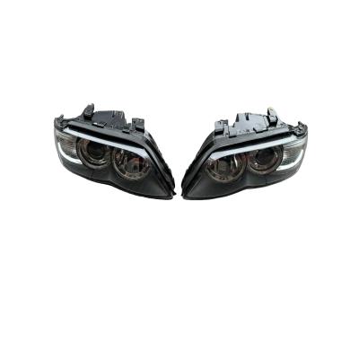 China Classic High Quality X5 Series E53 Front Left and Right Headlights Later HID Hernia Type Auto Assist Steering Function for BMW for sale