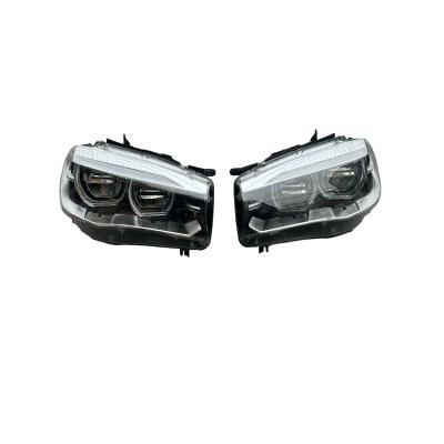 China Classic High Quality X5  F15 Front High Configuration LED Headlight Driver Module Light Source Steering Assist Function for BMW for sale