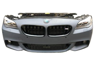 China Classic Bestselling 5 Series F10 F11 F18 LCI Front Part Head Tip Assembly Surrounded Medium Mesh Grille Front Face for BMW for sale