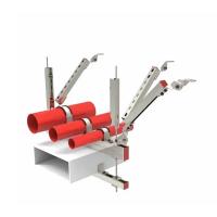 China Lateral 4 Way Electrical Seismic Bracing Structural Supports Shockproof for sale