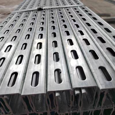 China Seismic Conduit Stainless Steel Unistrut Channel Slotted 75x40x5 For Structural Framing for sale