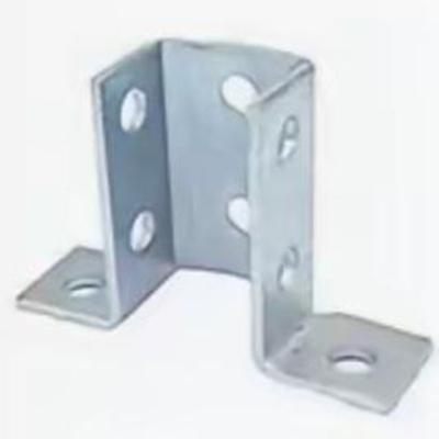 China ODM Earthquake Seismic Accessories 4 In Galvanized Adjustable Pier Support Bracket for sale