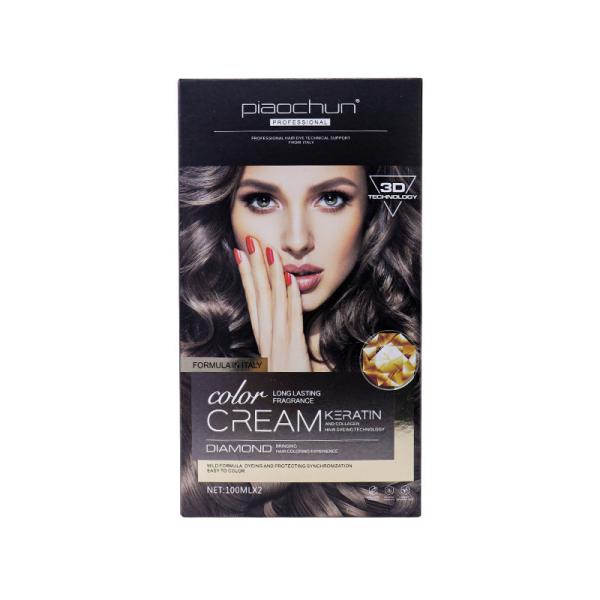 Quality Ammonia Free Hair Color Cream For Covering White Hair Multi Stage Color 100ml for sale