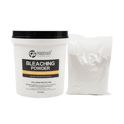 GMP認証 500g プラチナブロンドヘアブリーチパウダー 9+ リフト アンチダスト 無アンモニア バルクデベロッパー 工場直送