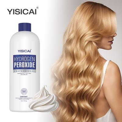 China 1000ml Ammonia-Free Hydrogen Peroxide Hair Bleaching Dyeing Solution 3%6%9%12% Concentrations Milk Texture Permanent Feature for sale