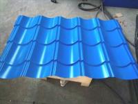 China PLC Control Hydraulic Tile Roll Forming Machine for sale