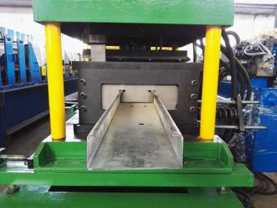 China Galvanized Steel C Shape Channel Purlin Roll Forming Machine Automatic Changable Size for sale