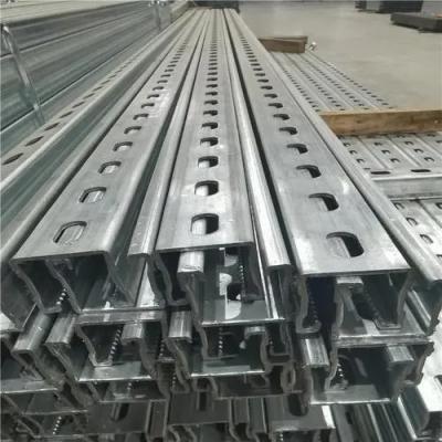 China Metal Steel Solar Photovoltaic Channel Solar Panel Bracket Roll Forming Machine 7.5KW for sale