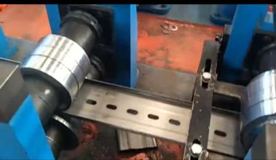 China PV Steel Purlin Hat Channel Roll Forming Machine For Solar Mounting Brackets for sale