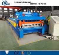 China 220V/380V PLC Controlled 1 Inch Tile Roll Forming Machine for sale