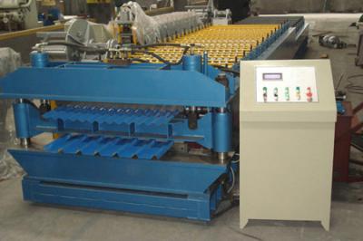 China Double Layer Sheet Metal Roll Former Machine With Steel Structure Cladding for sale