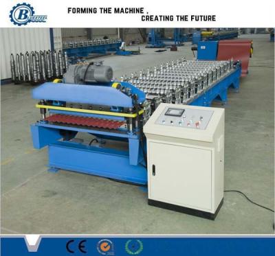 China Full Automatic Metal Roofing Roll Forming Machine With PLC Control System for sale