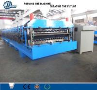 China Blue Double Layer Forming Machine for 1000mm Width Raw Material User-friendly for sale