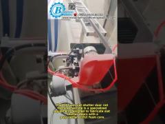 Euro PU foam roller Shutter Door Machine AC Motor  20-30m/min