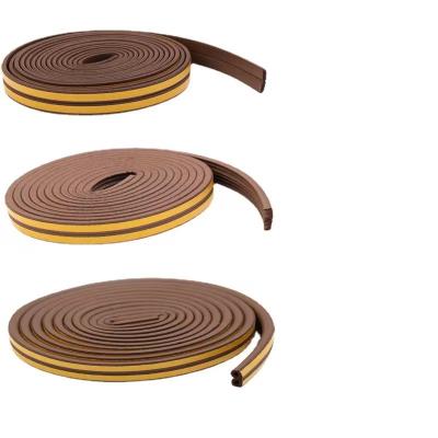China Self-adhesive Epdm Door Window Insulation Draught Excluder Sponge Weatherstrip Foam Seal Strip for sale